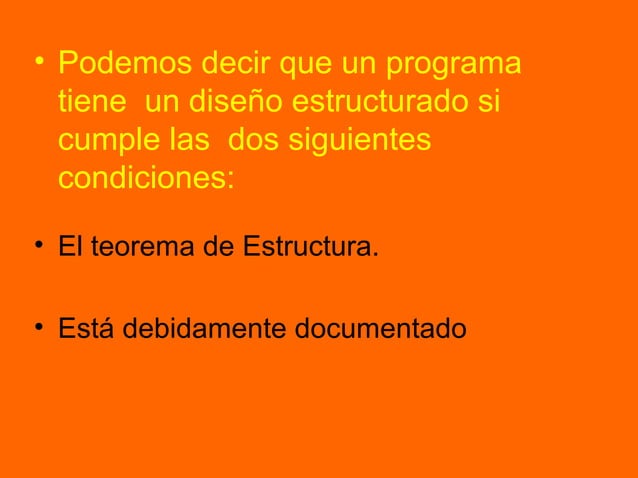 Programación estructurada | PPT