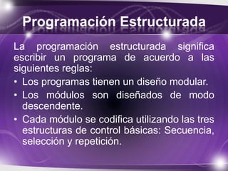 Programación estructurada | PPTX