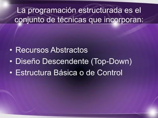 Programación estructurada | PPTX