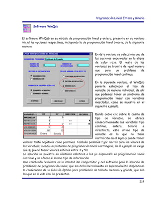Programación lineal entera y binaria | PDF
