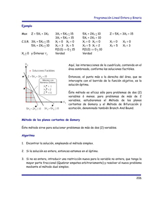 Programación lineal entera y binaria | PDF