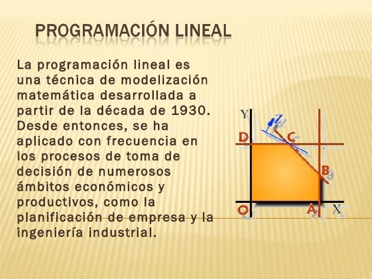 Programacion Lineal