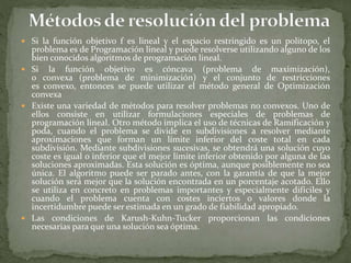Programación no lineal | PPTX