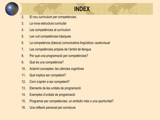 Programacio per competencies | PPT