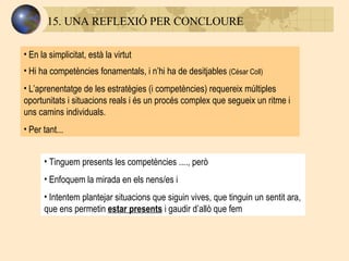 Programacio per competencies | PPT