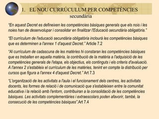 Programacio per competencies | PPT
