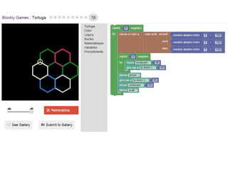 Programació amb Blockly Games Turtle | PPT
