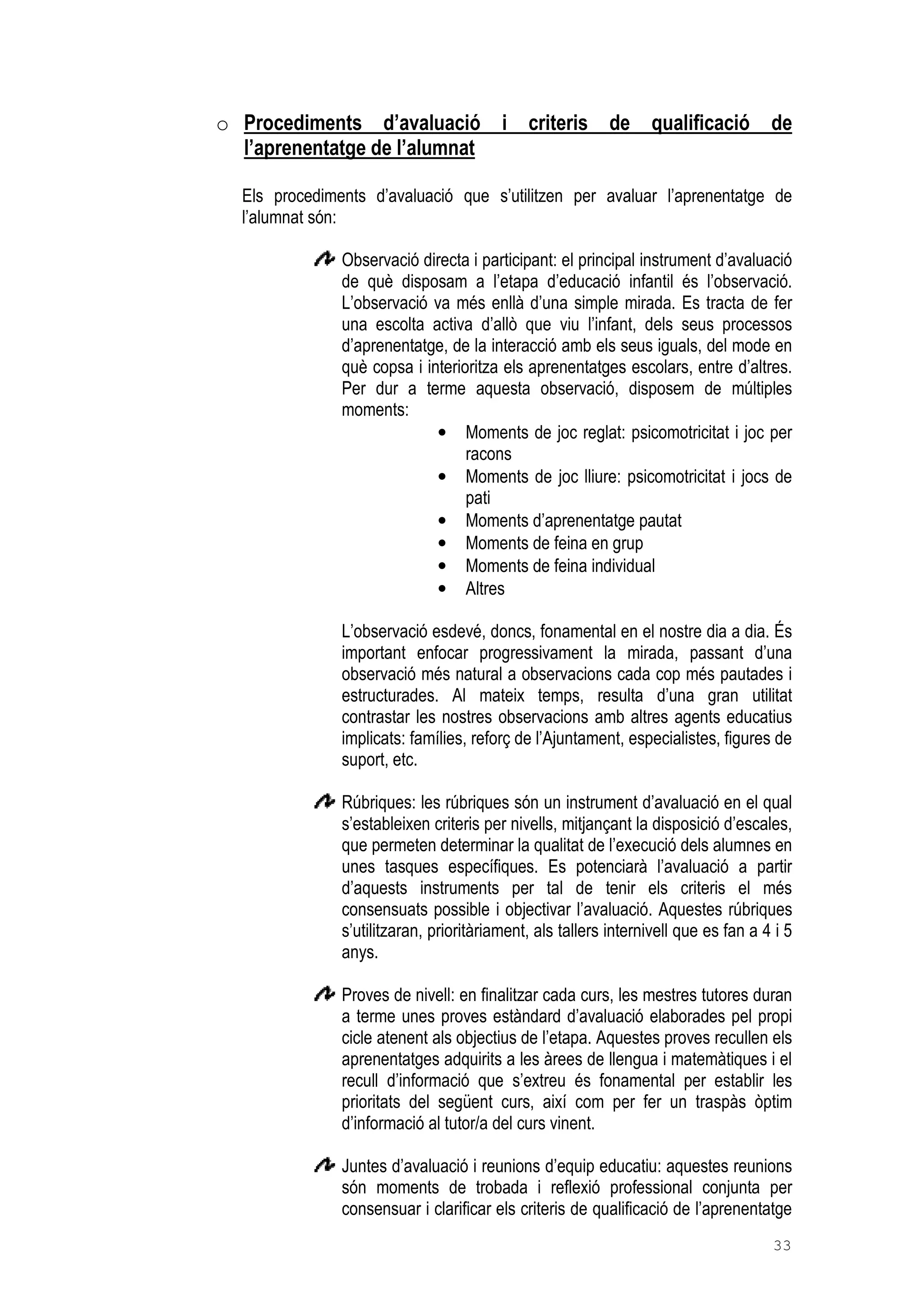 Programacio ed infantil | PDF