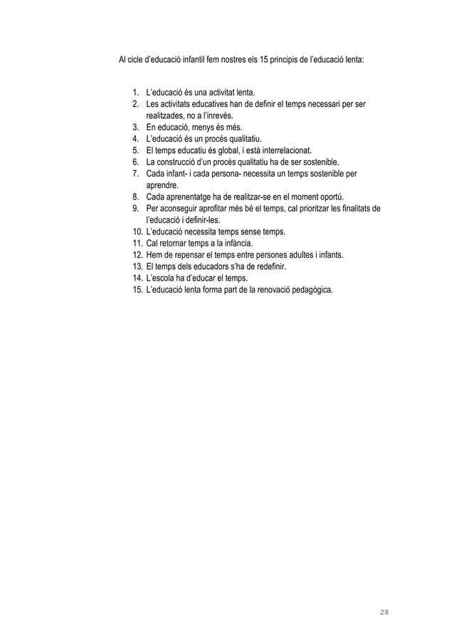 Programacio ed infantil | PDF