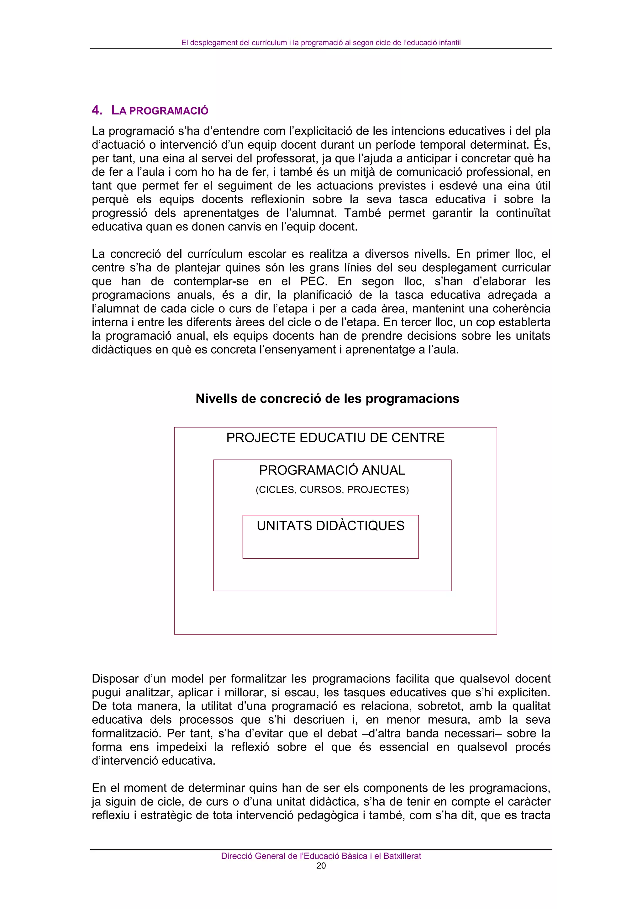 Programacio Infantil | PDF