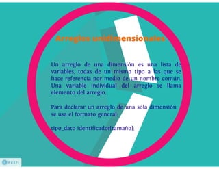 Arreglos en lenguaje de programacion C++ | PDF | Programming Languages ...