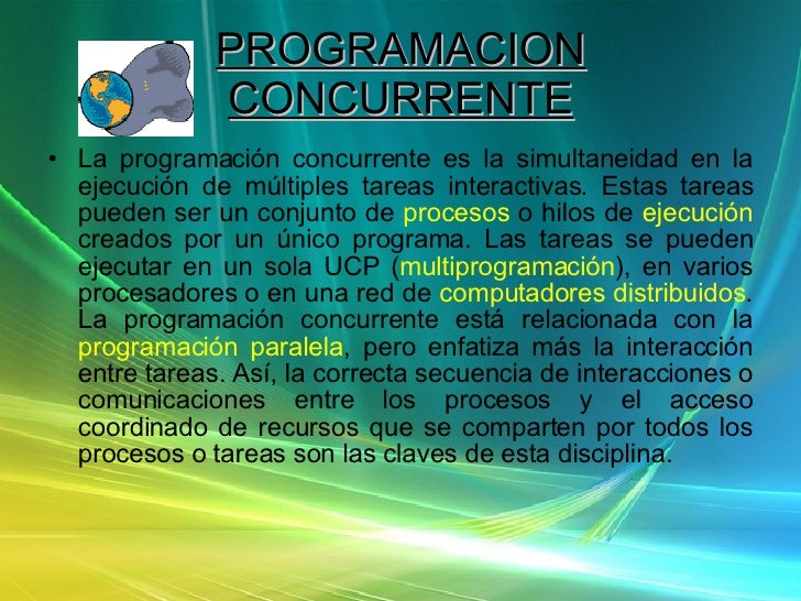 PROGRAMACION CONCURRENTE