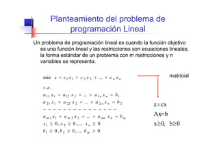 Programacion lineal | PDF