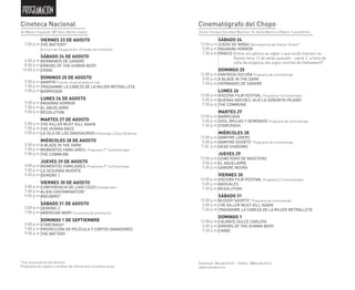 Programacion 2013 MACABRO | PDF