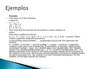 Programacion Cuadratica | PPTX