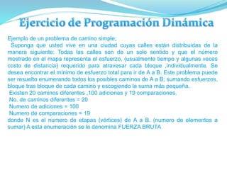 Programacion dinamica | PPTX
