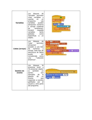Programacion en scratch | PDF