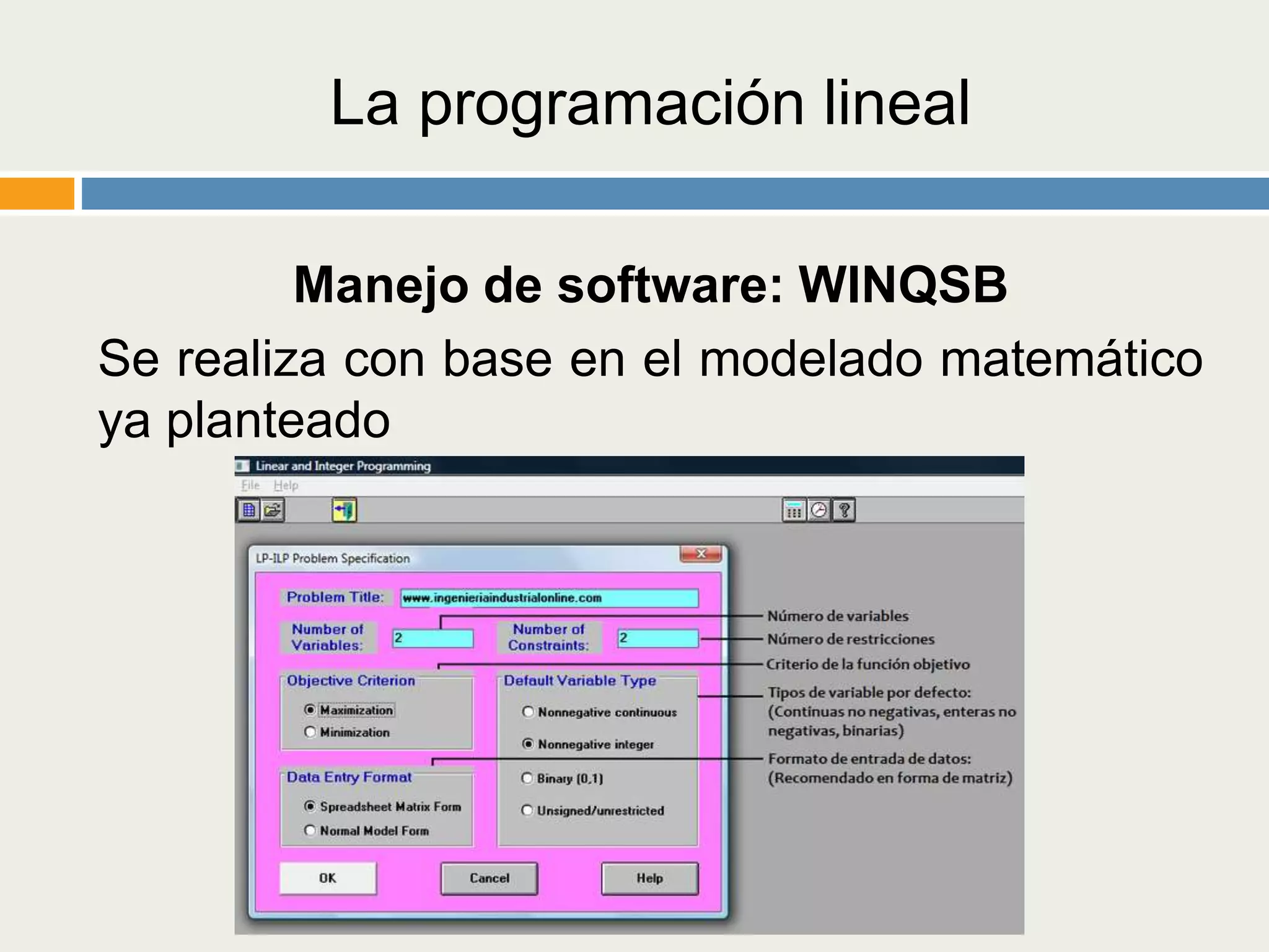 Programacion Lineal Entera | PPTX