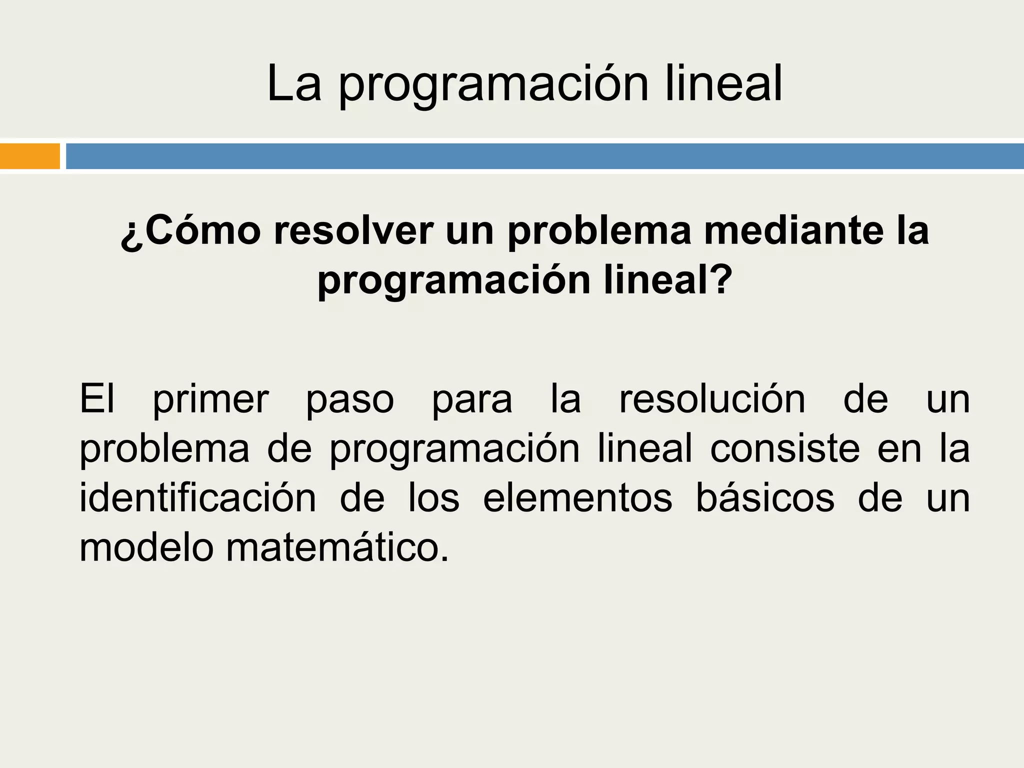 Programacion Lineal Entera | PPTX