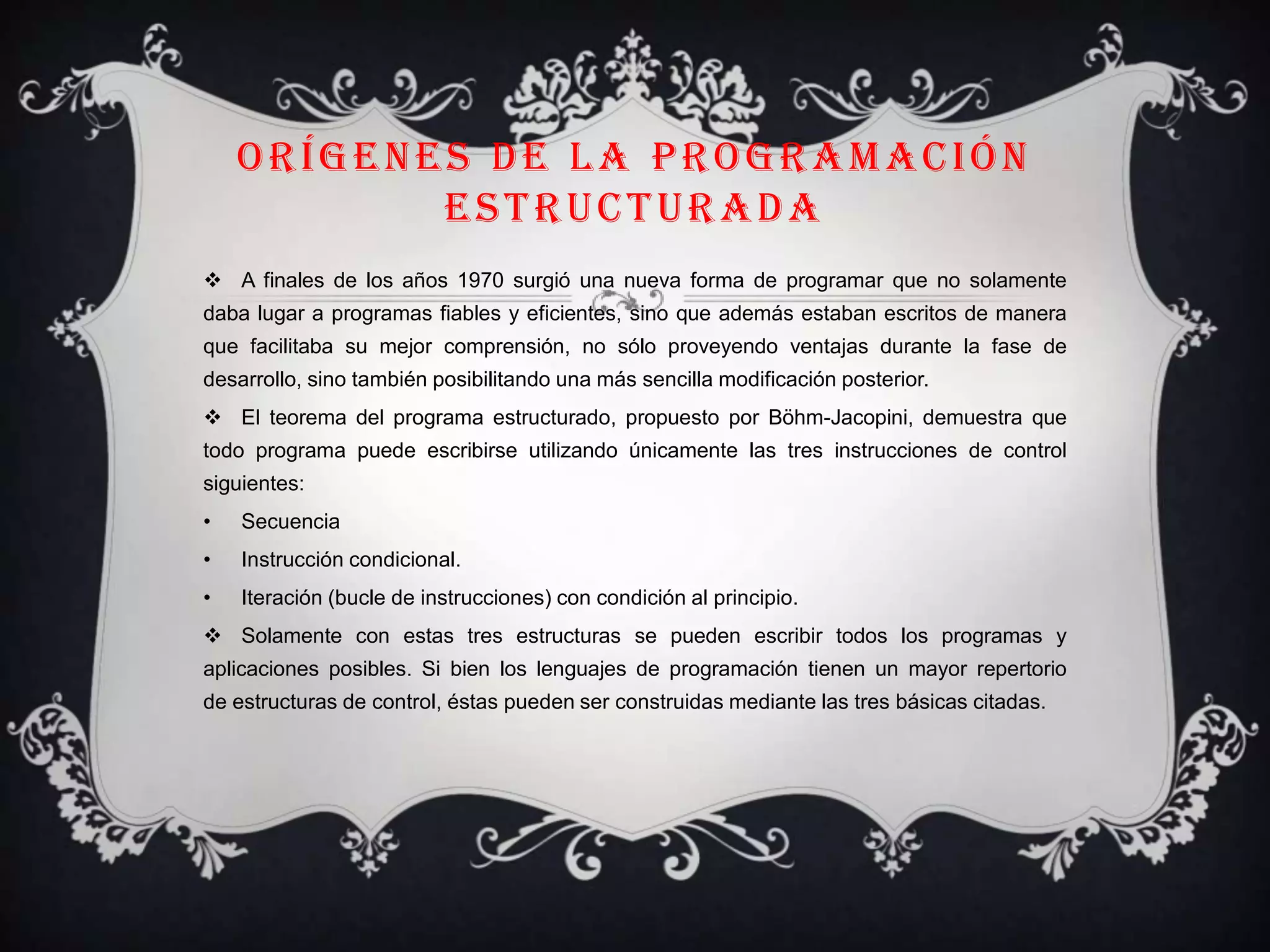 Programacion estructurada | PPT