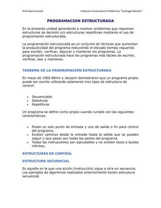 Programacion estructurada | PDF