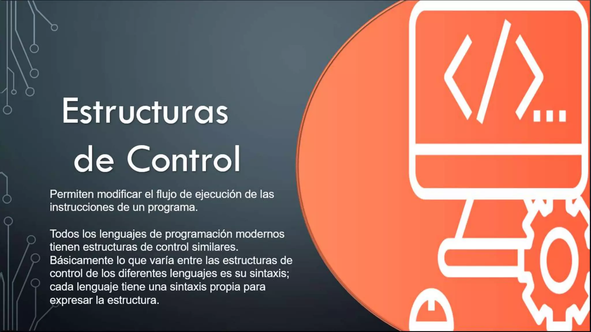 ESTRUCTURAS DE CONTROL | PPTX