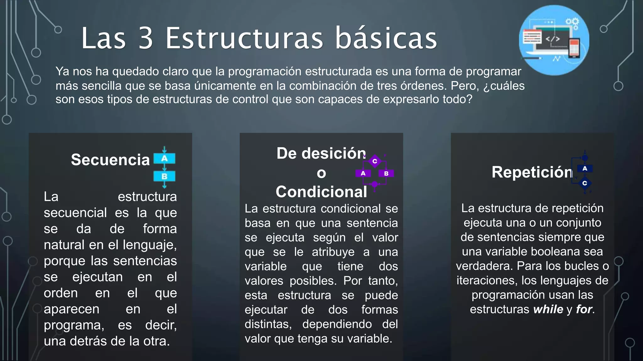 ESTRUCTURAS DE CONTROL | PPTX
