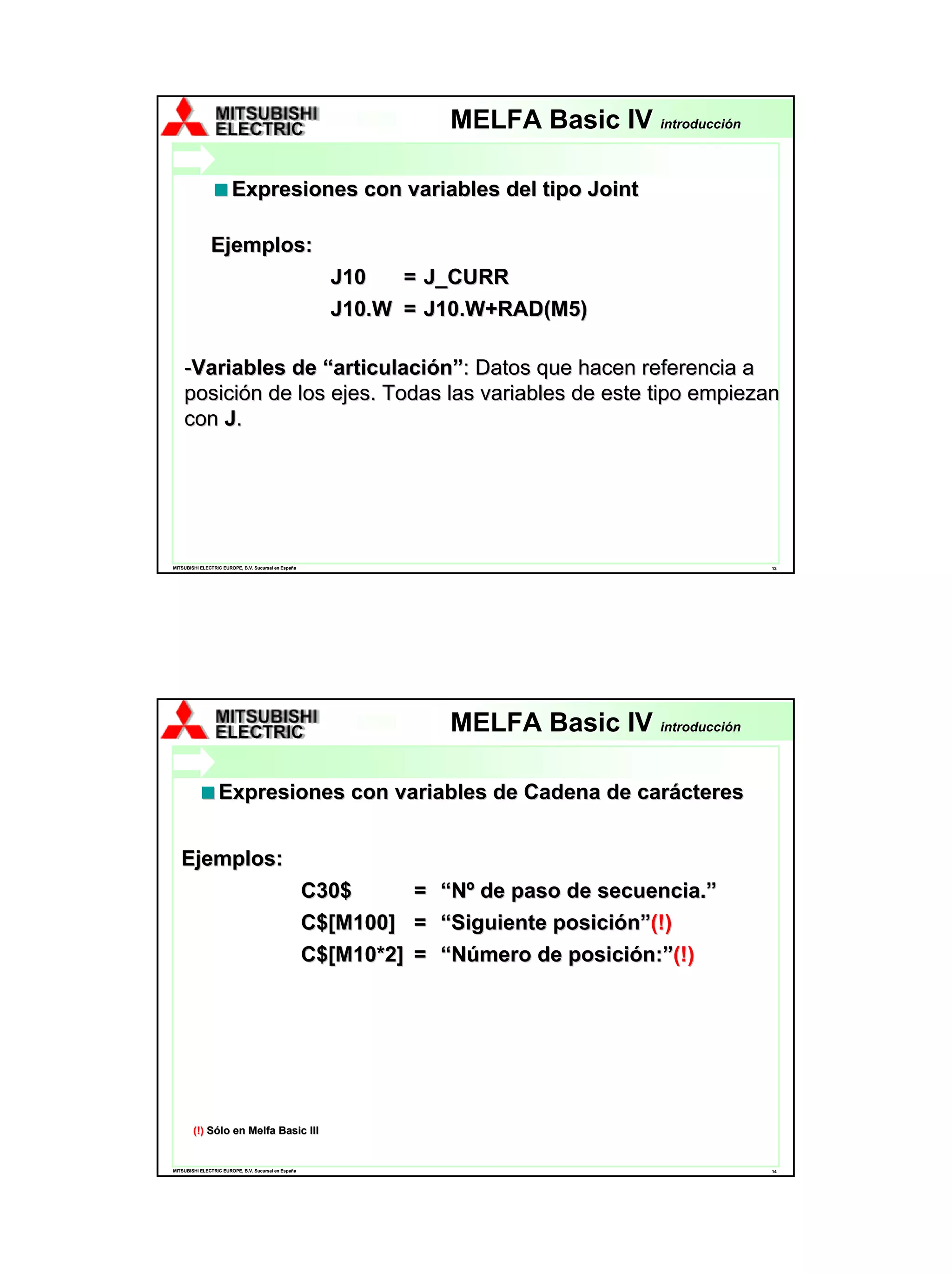 Programacion Melfa Iv Pdf