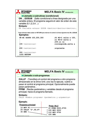 Programacion Melfa Iv Pdf