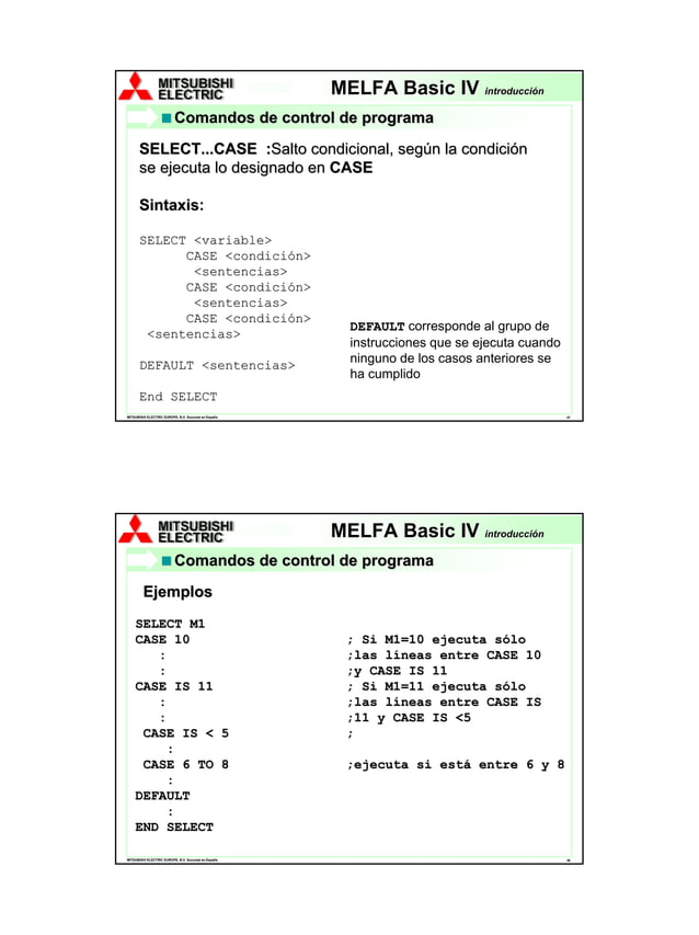 Programacion Melfa Iv 