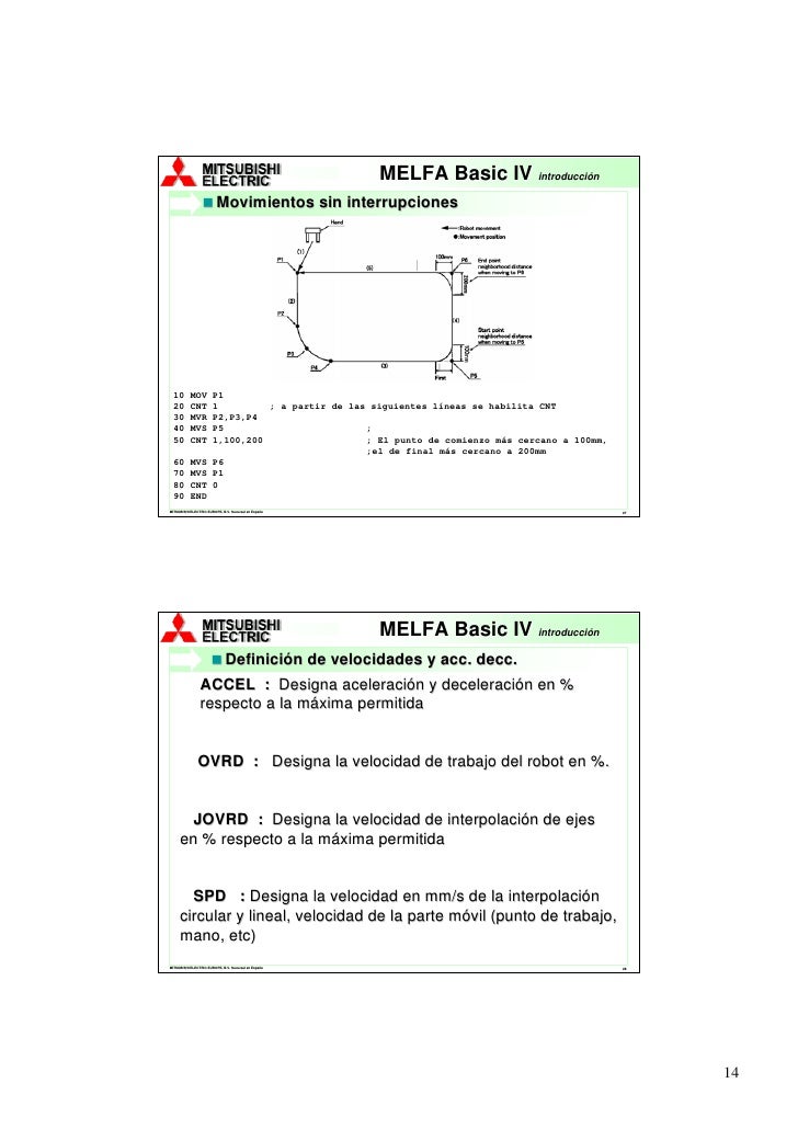 Programacion Melfa Iv 