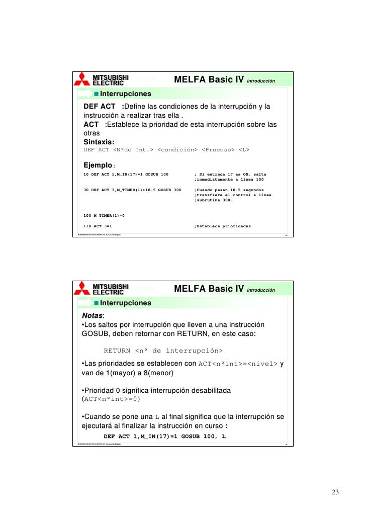 Programacion Melfa Iv
