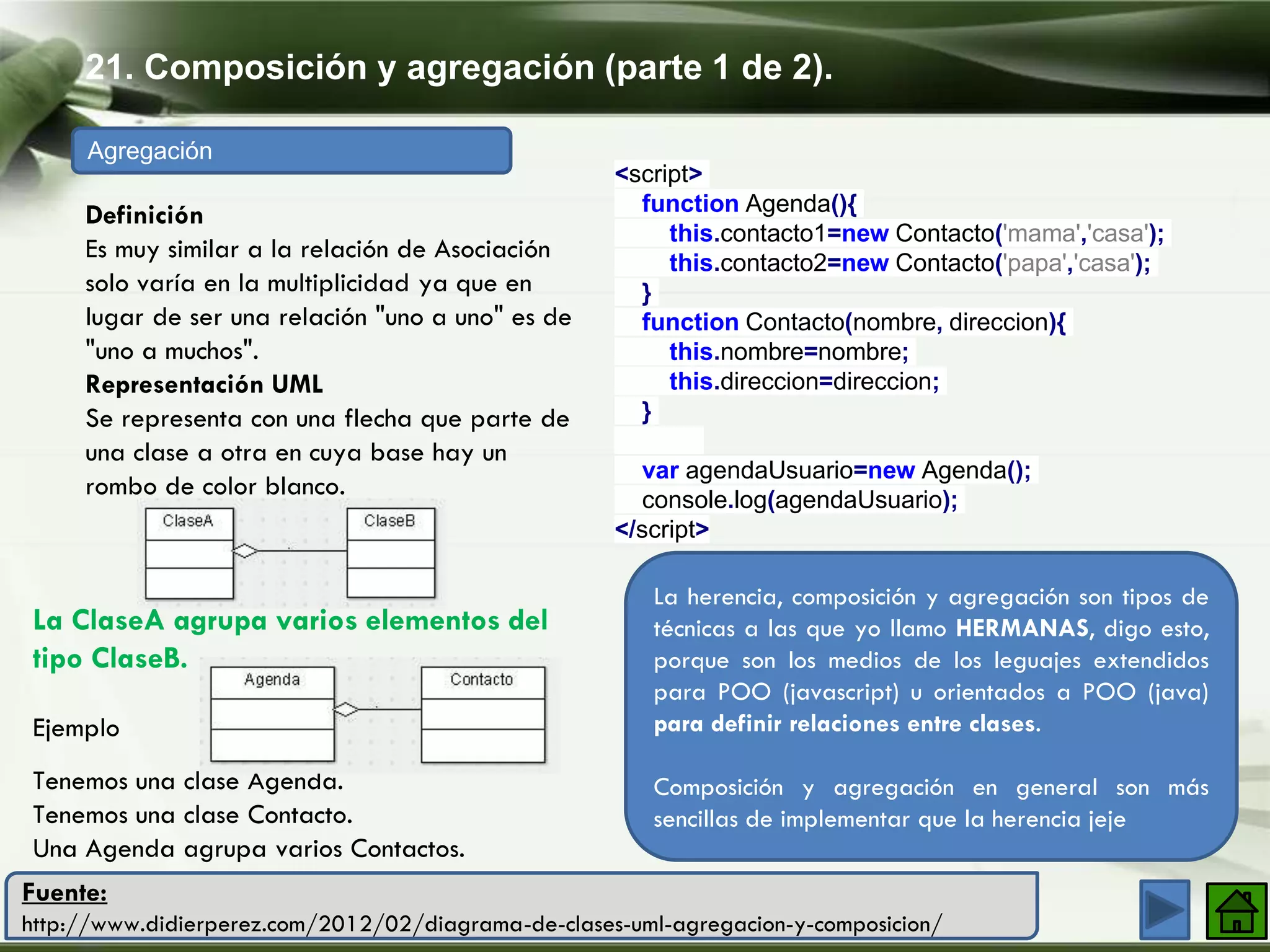 Programacion orientada a objetos en javascript | PPTX | Web Development ...