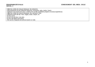 Programacions unitats medi 2 n | DOC