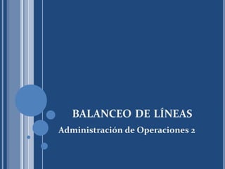 Programacion y secuenciacion de operaciones | PDF