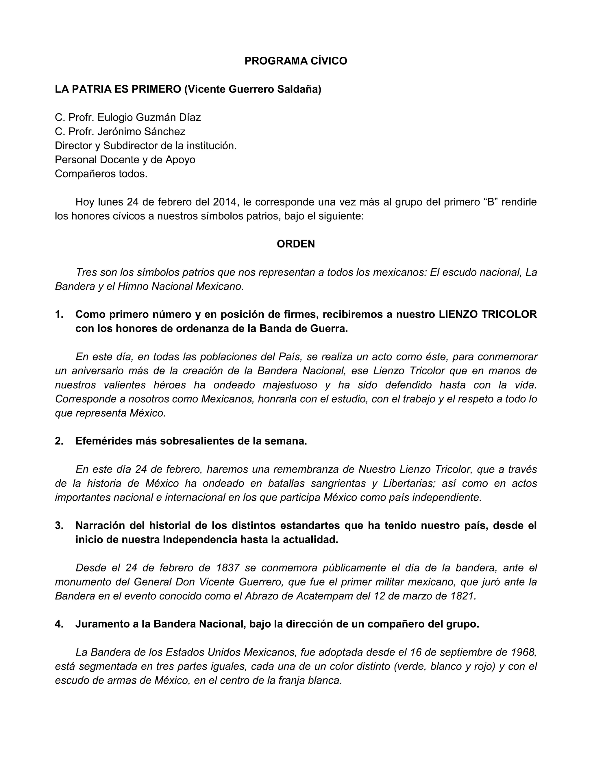 Programa civico | DOCX