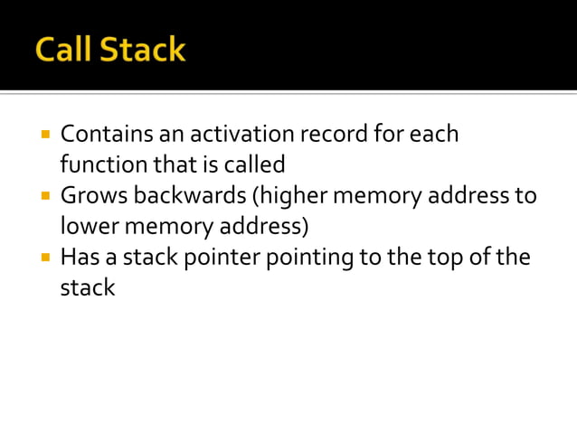 Program activation records | PPTX