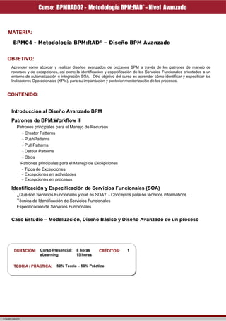 Programa de Formación y Certificación Profesional en_ Metodología BPM ...
