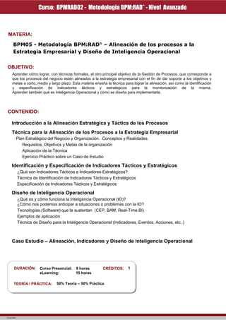Programa de Formación y Certificación Profesional en_ Metodología BPM ...
