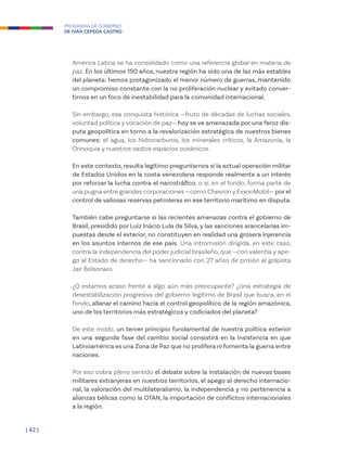 Programa de Gobierno Iván Cepeda 2026 - 2030 | PDF
