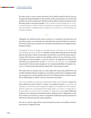 Programa de Gobierno Iván Cepeda 2026 - 2030 | PDF