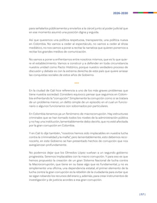 Programa de Gobierno Iván Cepeda 2026 - 2030 | PDF