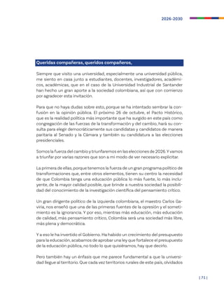 Programa de Gobierno Iván Cepeda 2026 - 2030 | PDF