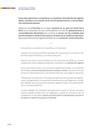 Programa de Gobierno Iván Cepeda 2026 - 2030 | PDF