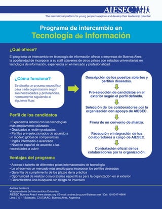 Programa IT | AIESEC | PDF
