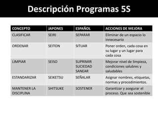 Programa de la 5 s | PDF