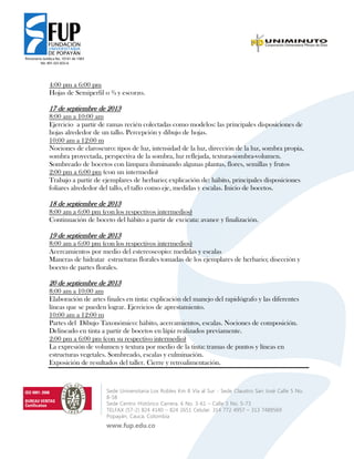 Programa dibujo botánico | PDF
