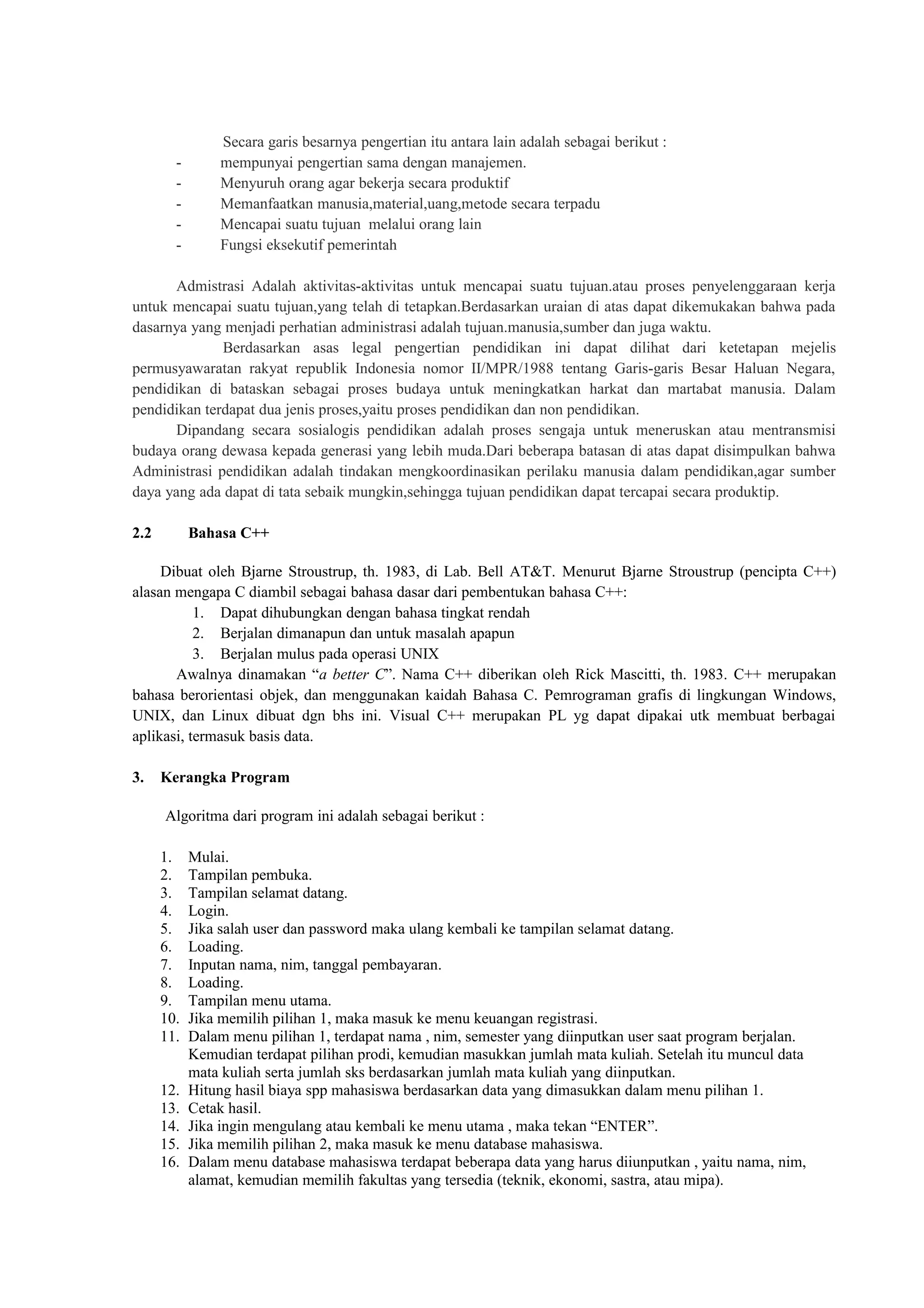 Program administrasi pendidikan | DOC