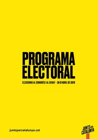 Programa electoral JUNTS per Catalunya | PDF