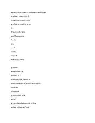 Programa engleza | PPT